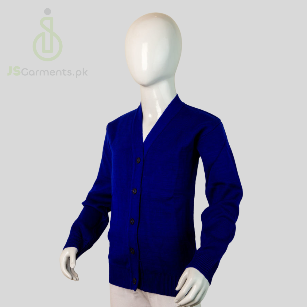 SCHOOL SWEATER FOR GIRLS – BLUE - JS Garments
