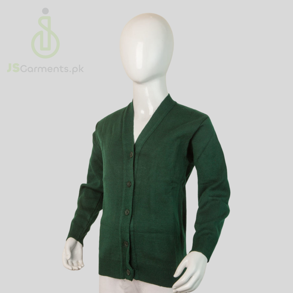 SCHOOL SWEATER FOR GIRLS – GREEN - JS Garments