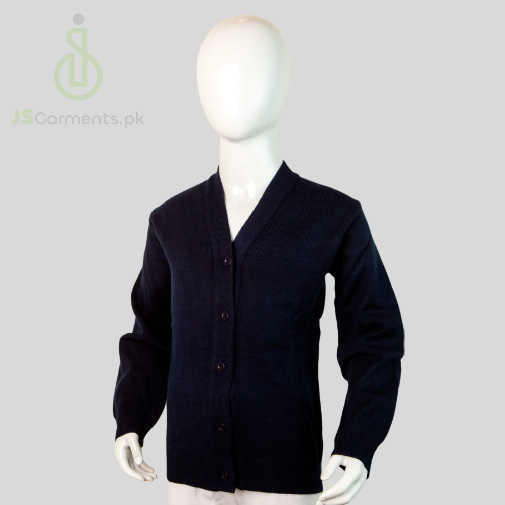SCHOOL SWEATER FOR GIRLS – NAVY BLUE - JS Garments